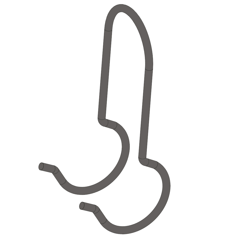 Fiberlane LLC - Wire guide clip (long) 38 mm - for 19 mm tube - PU ...